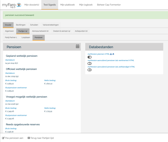 Opladen van Sigedis informatie